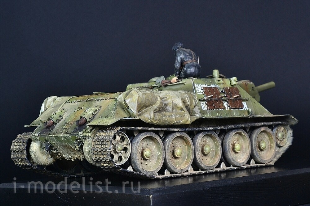 045 SU-122 :: Assembled models