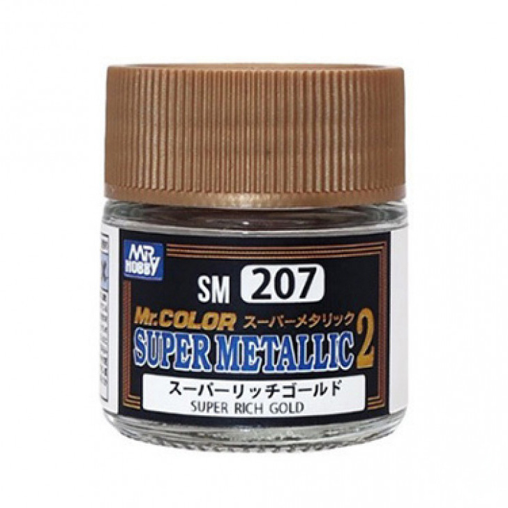SM207 Gunze Sangyo Art paint T.M. MR.HOBBY 10ml. Super Rich Gold (Gold ...